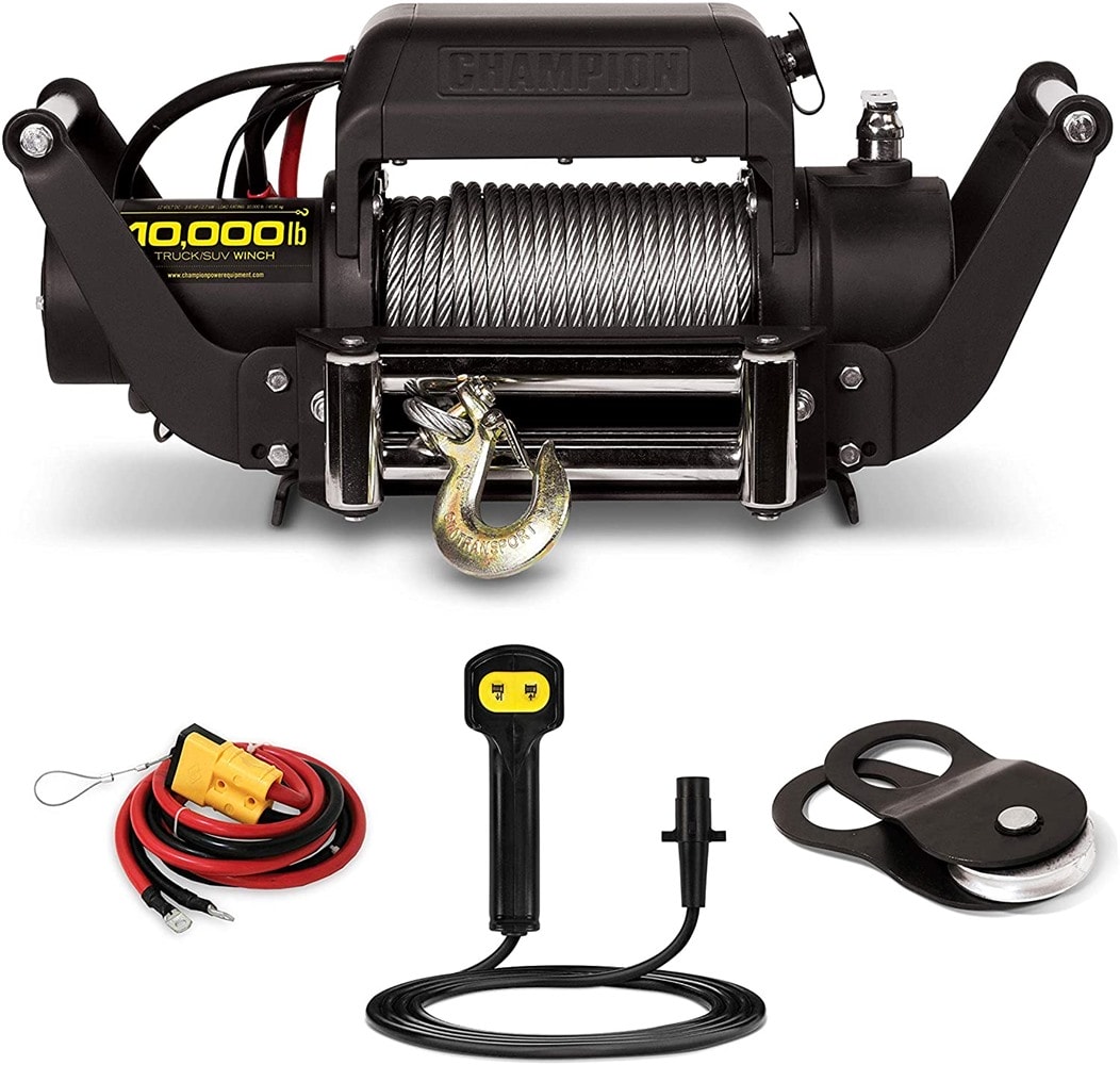 10,000-lb. Truck/SUV Winch Kit with Speed Mount and Remote Control ...